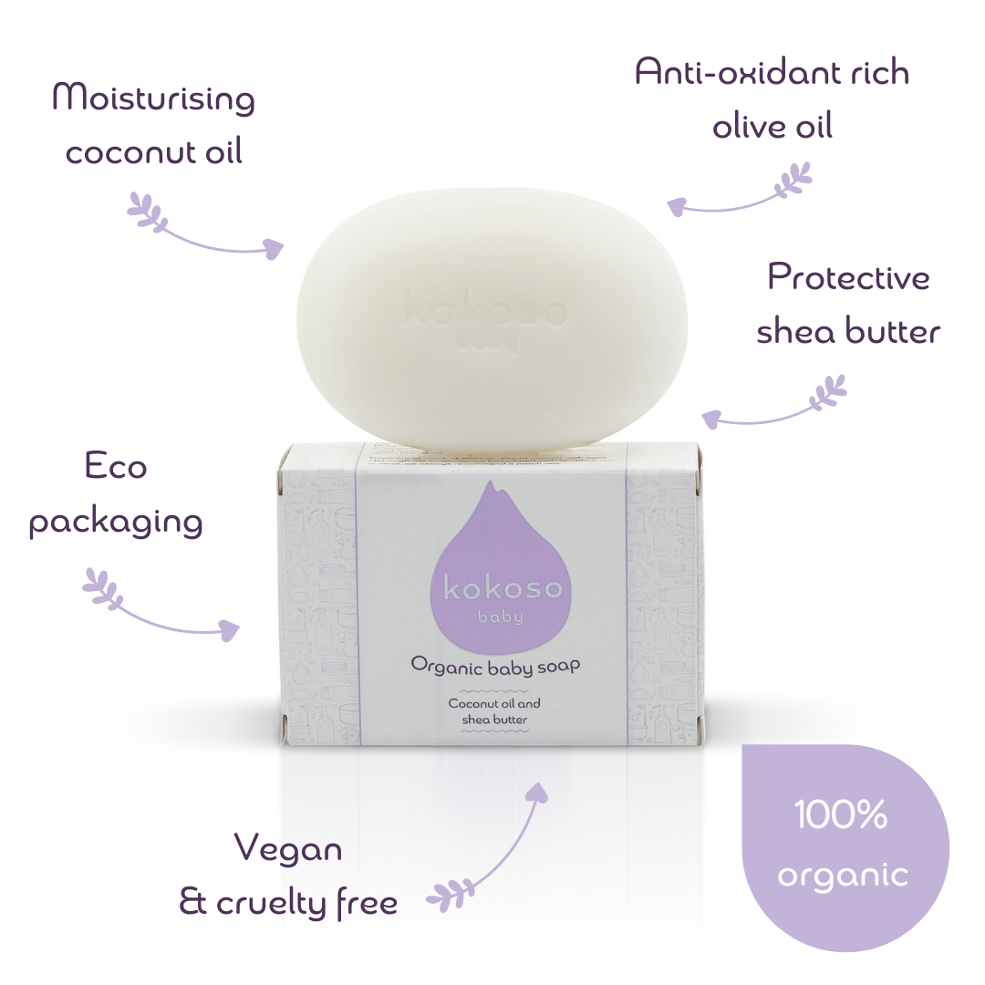 Baby Soap | Organic Baby Soap Bar | Kokoso